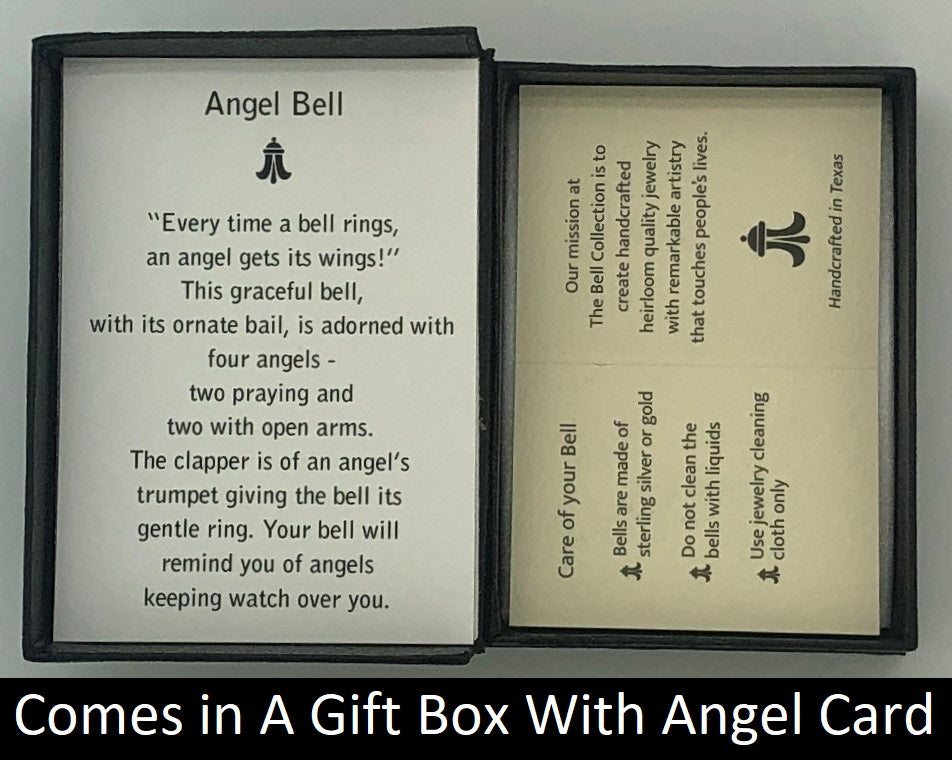 Angel Bell Sterling Silver Pendant - A Unique Gift of Faith – The Bell ...