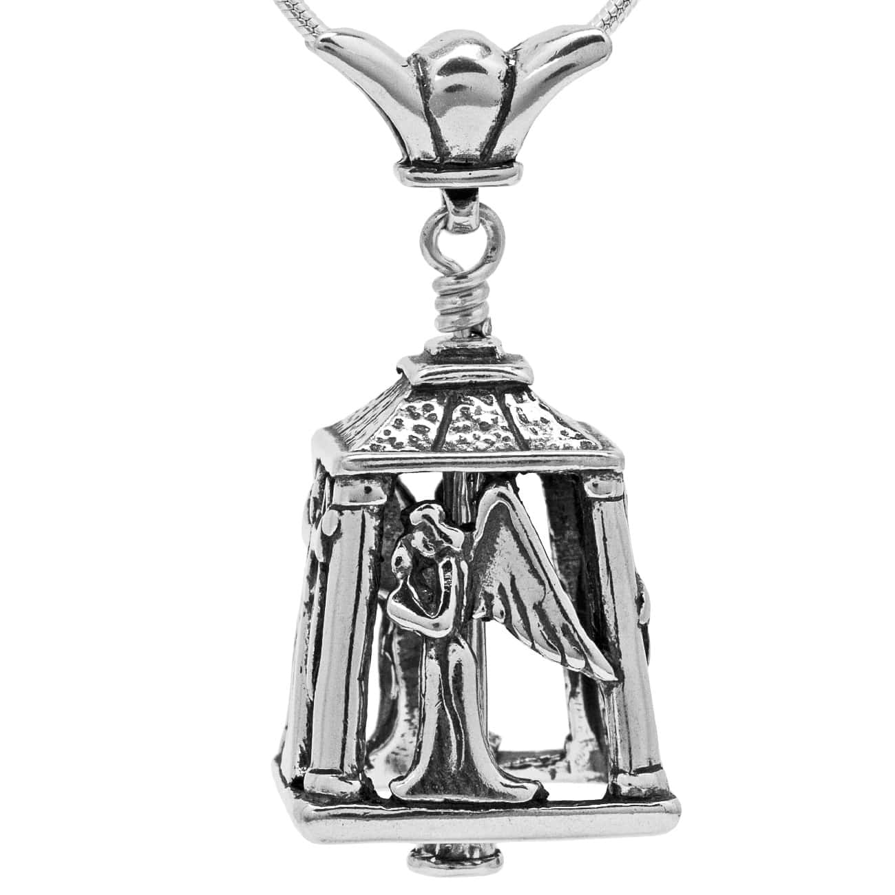 Angel Bell Sterling Silver Pendant - A Unique Gift of Faith – The Bell ...