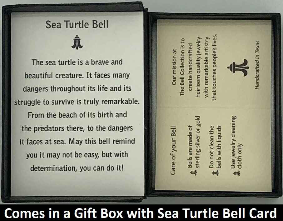 The Sea Turtle Silver Charm Bell - A Unique Way To Celebrate The Sea ...